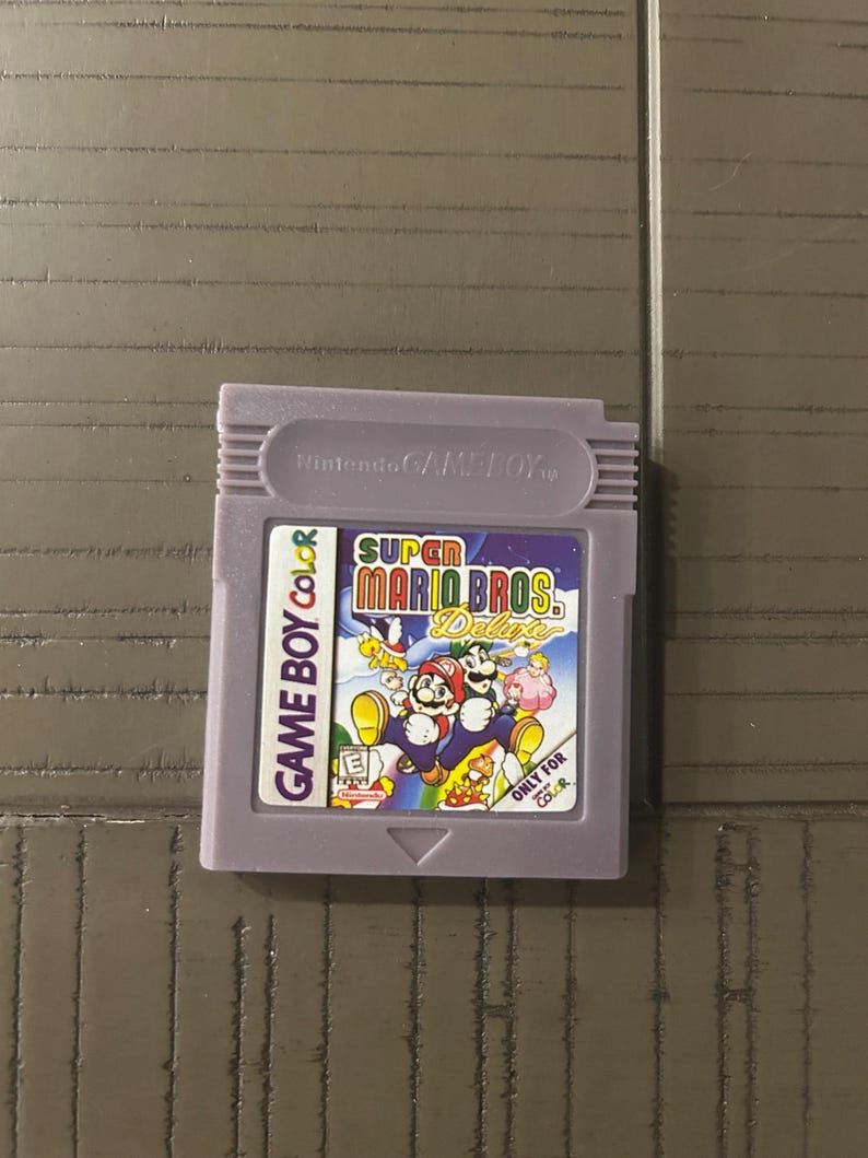 Super Mario Bros Deluxe Nintendo Game Boy Color GBC Video Game - Etsy