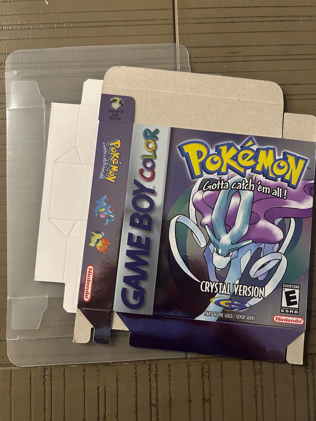 Pokemon Crystal Nintendo Game Boy Color GBC BOX Only - Etsy