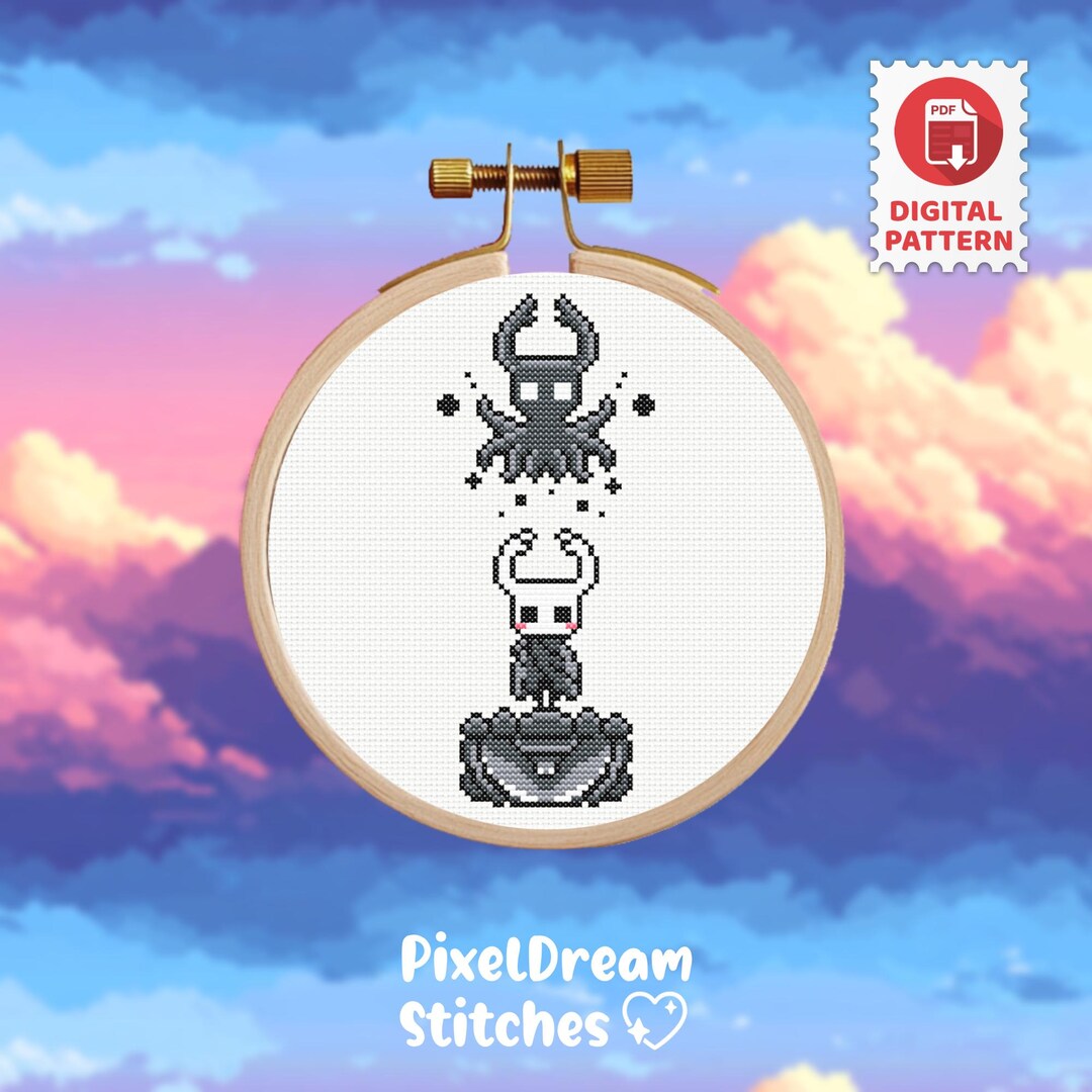Hollow Knight - Cross Stitch Pattern - Digital Product - PDF - Etsy