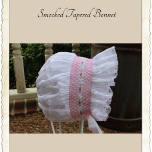 Ella's Smocked Easter Bonnet PDF Pattern 6 18 Mos. - Etsy