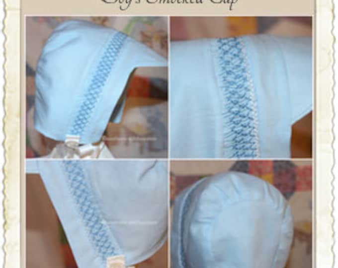 Brer Rabbit Designs Boy's Smocked Cap Epattern | Etsy