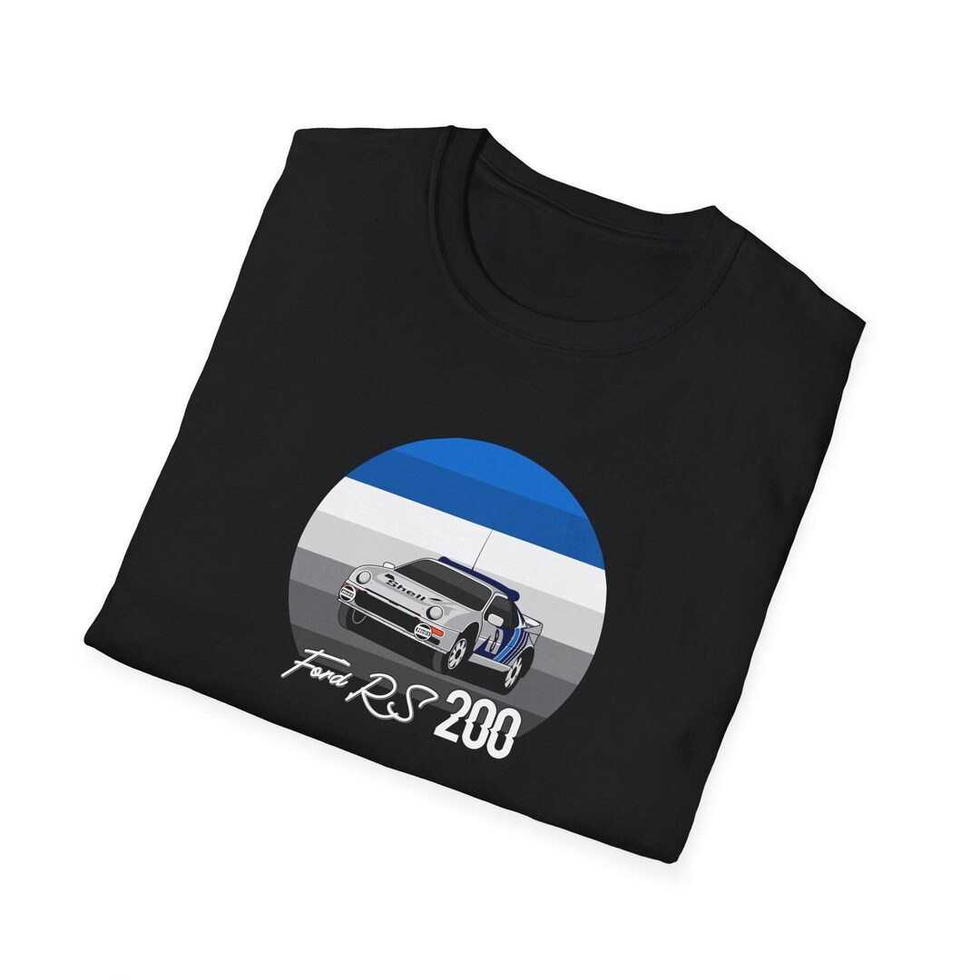 Ford RS200 Group B Rally Car Men T-shirt, Ford Motorsport Racing Team ...