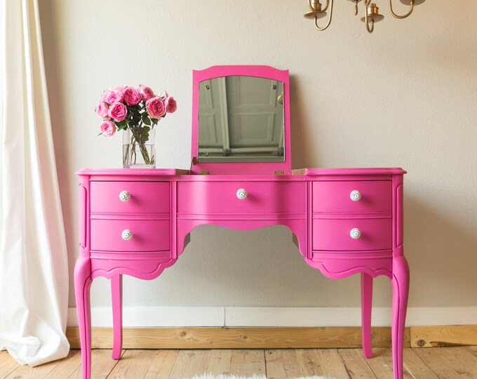 Hot Pink Vanity - Etsy