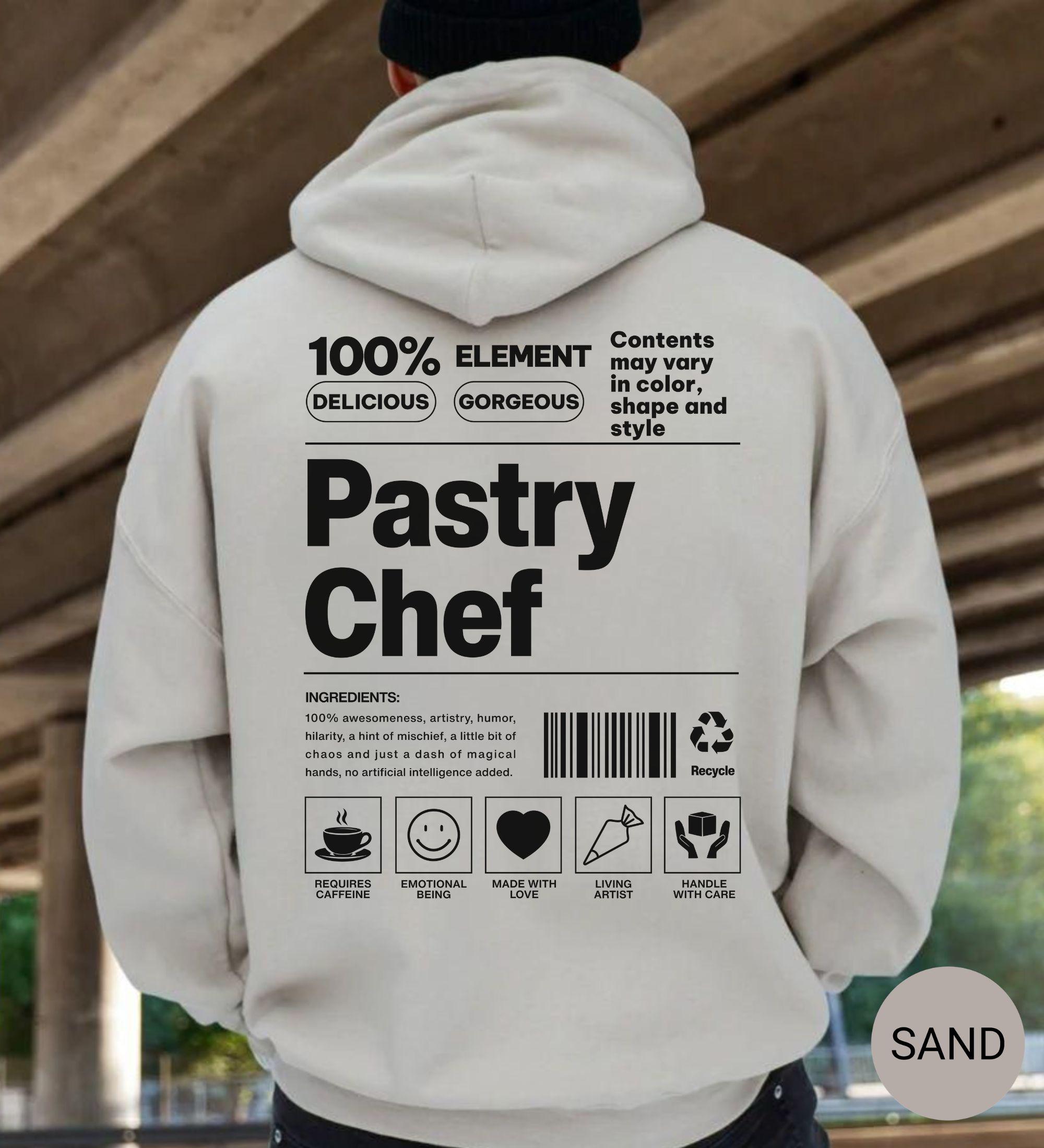 Pastry Chef Hoodie, Baker Sweatshirt, Bakery Hoodie, Baker Gift, Baking ...