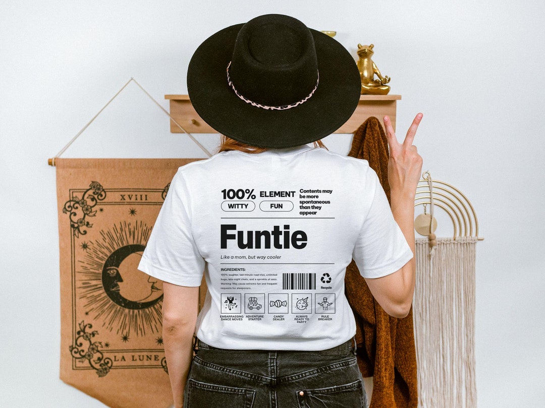Fun Auntie Funtie Shirt, Auntie Shirts, Auntie Gifts, Aunt Gift ...