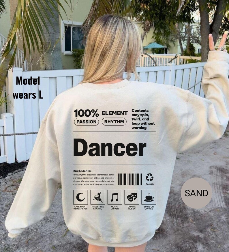 Dance Sweatshirt, Funny Dancer Sweatshirt, Dance Lover Sweatshirt ...