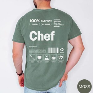 Funny Chef Comfort Colors T-shirt, Cook Gift, Baker Shirt, Culinary ...