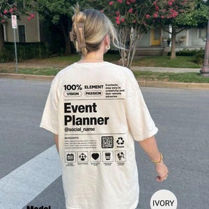Custom Event Planner Shirt, Wedding Planner Shirt, Party Planner T ...