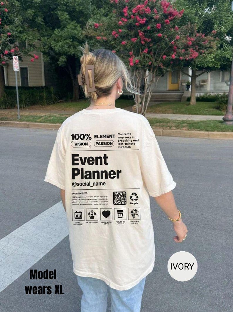 Custom Event Planner Shirt, Wedding Planner Shirt, Party Planner T ...