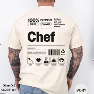 Funny Chef Comfort Colors T-shirt, Cook Gift, Baker Shirt, Culinary ...