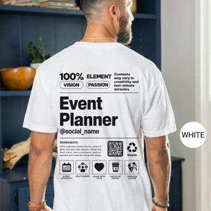 Custom Event Planner Shirt, Wedding Planner Shirt, Party Planner T ...