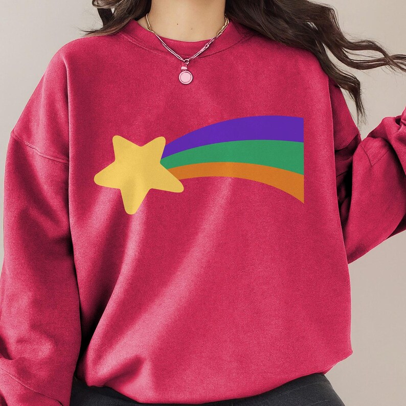 Mabel Rainbow Star PNG, Mabel Gravity Falls Shooting Star Png, Mabel ...