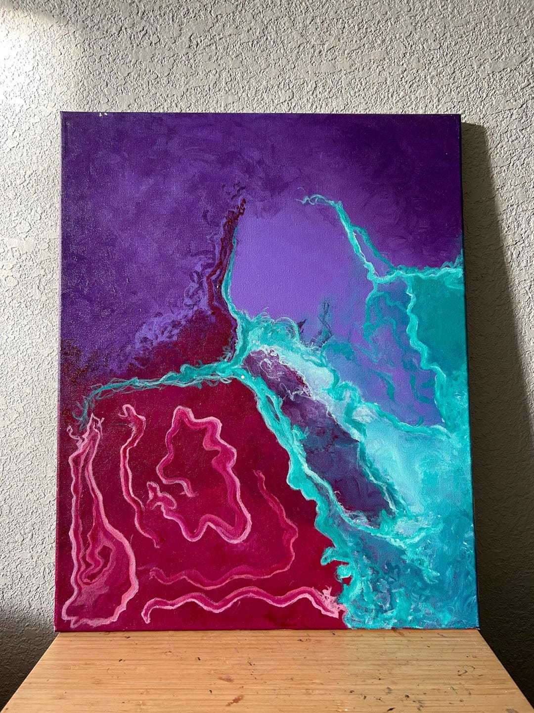 Crystalized Original Abstract Painting - Etsy