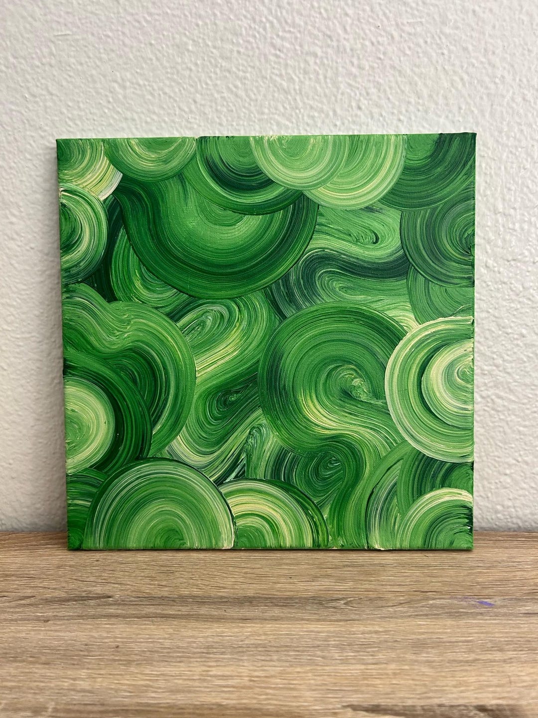 Gracious Green Original Acrylic Painting - Etsy