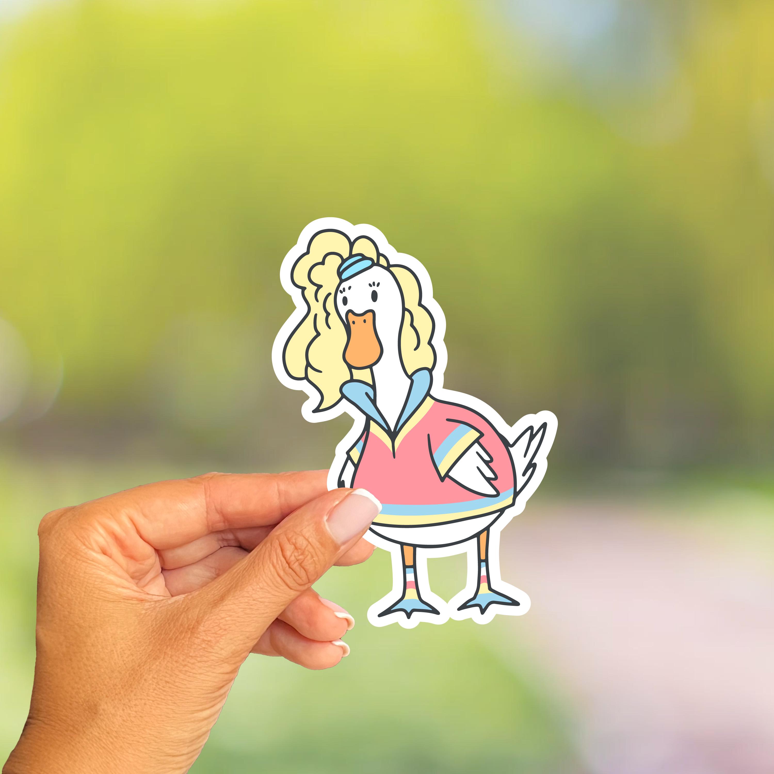 Silly Goose 80s PNG, Trending Goose Png, Retro Silly Goose Png, Funny ...