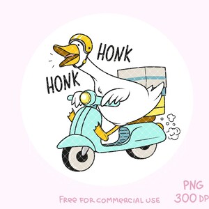 Delivery Silly Goose PNG, Trending Goose Png, Honk Honk PNG, Funny ...