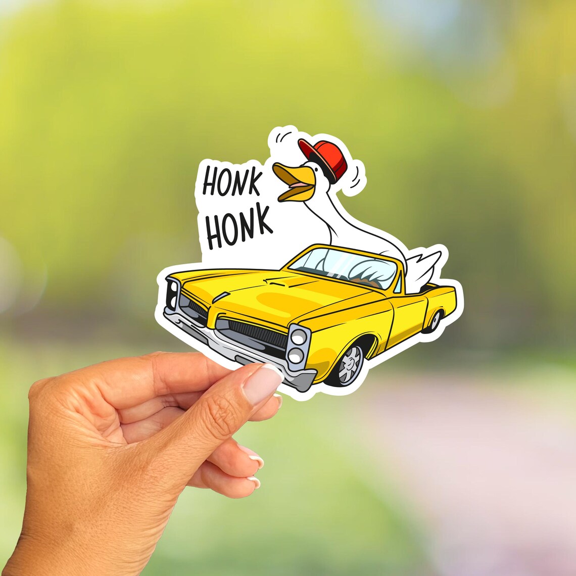 Silly Goose PNG, Goose Driving Car Clipart, Trending Goose Png, Honk ...