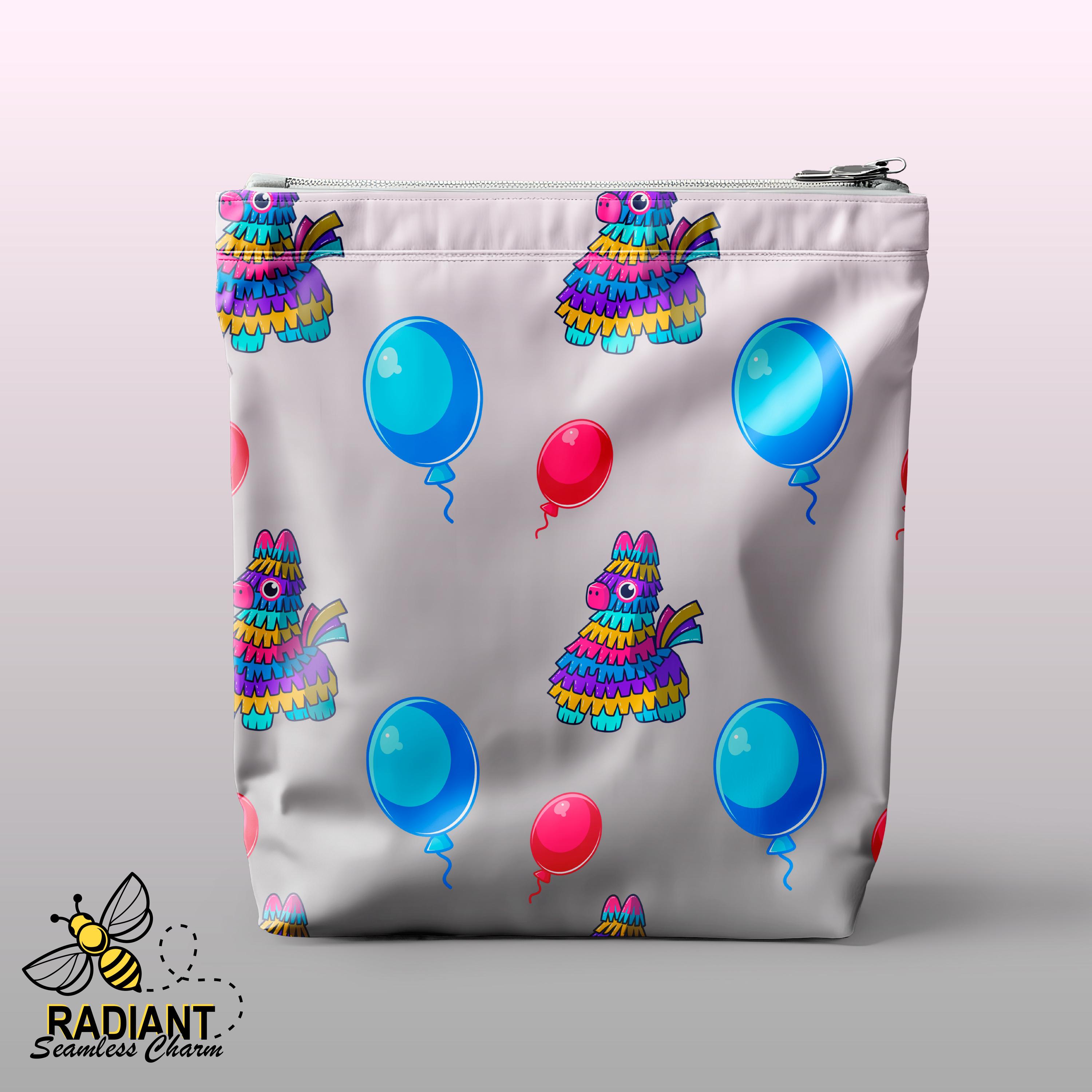 Mexican Pinata Digital Paper, Birthday Scrapbook Paper, Pinata Digital ...