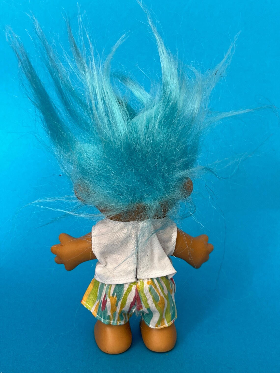Super Cute Vintage Russ 1990's Troll With Blue Hair Stocking Stuffer ...