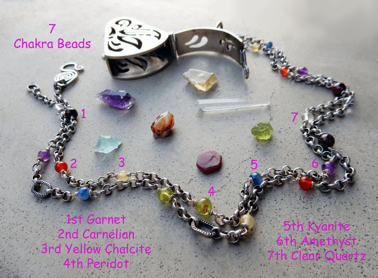 Butterfly Locket, Chakra Stones, Chakra Beads, Handpierced ...