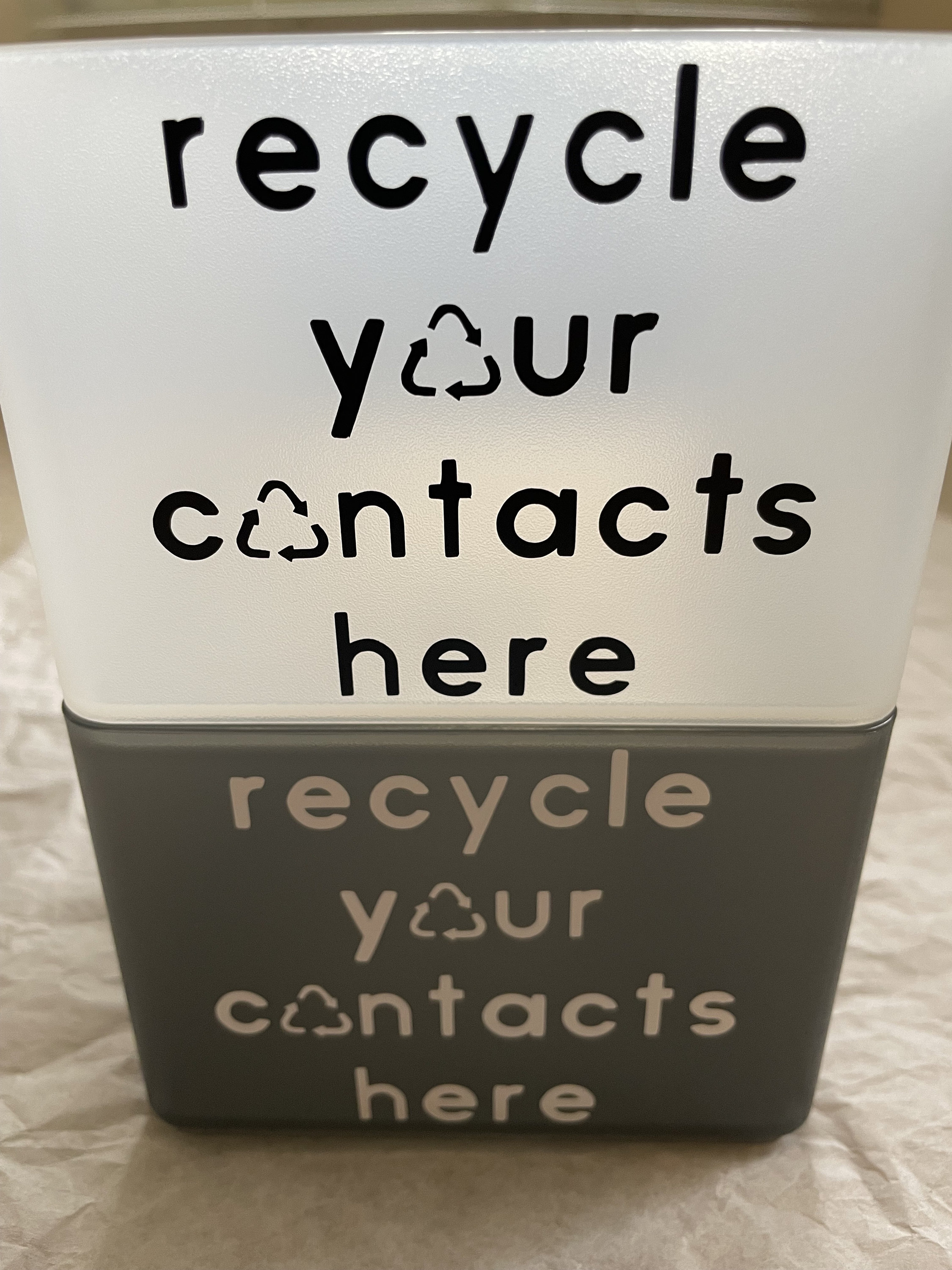Recycling Bin for Contact Lenses - Etsy