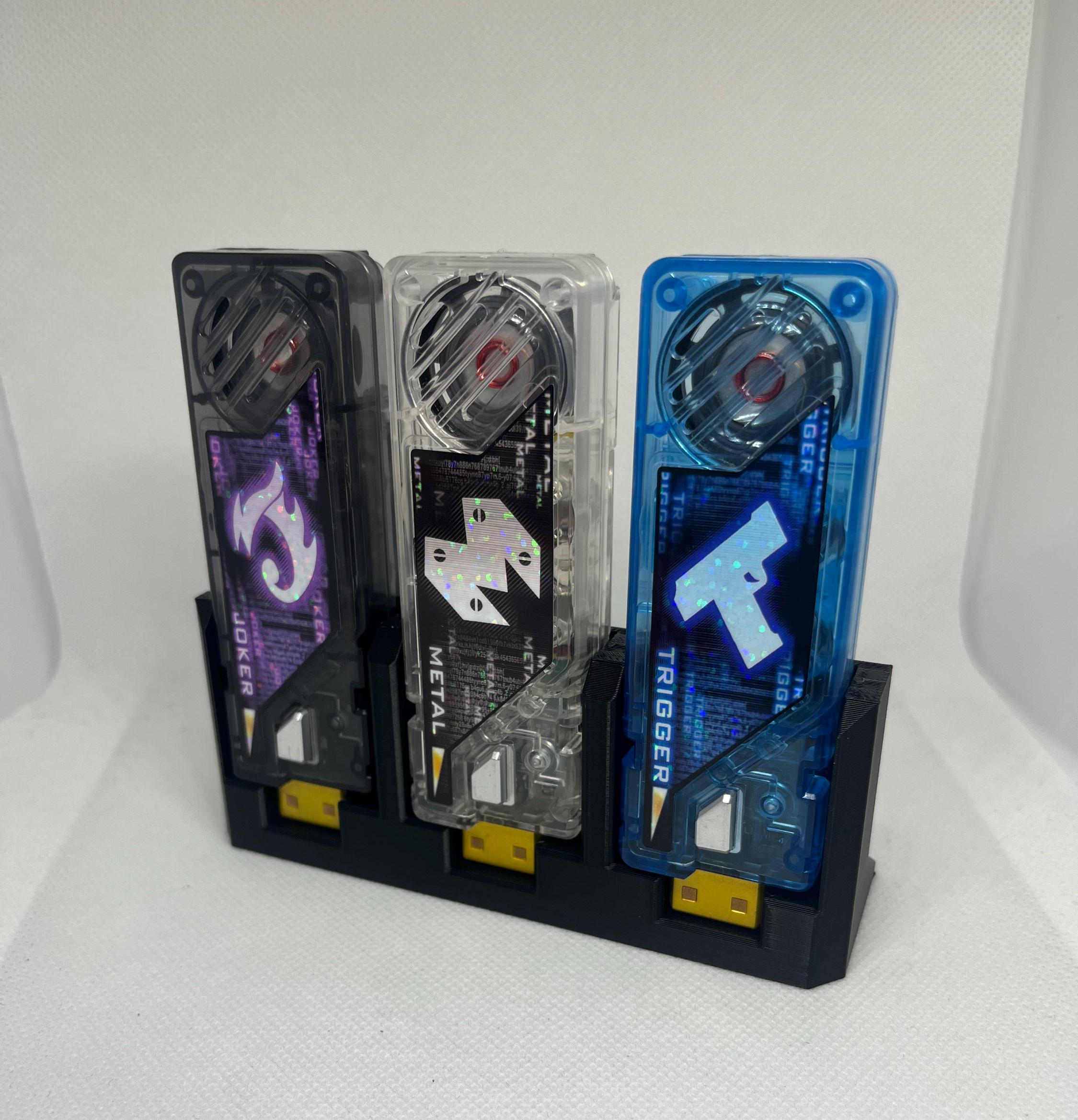 Kamen Rider Double Gaia Memory Display Stand 3D Printed - Etsy
