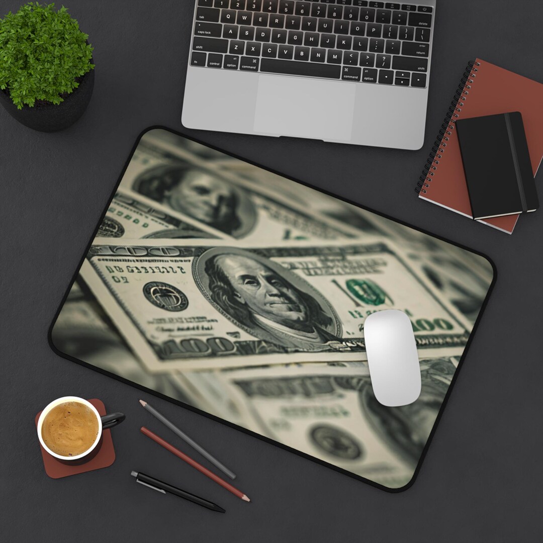100 Dollar Bill Pattern Mousepad 3 Sizes Cute Children's Gift, Gaming ...