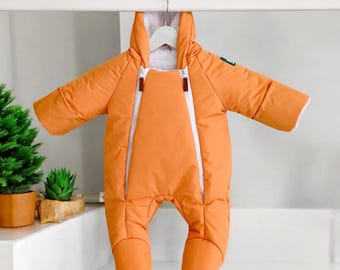 Winter Newborn Baby Jumpsuit, Baby Boy Warm Snowsuit, Newborn Boy and ...