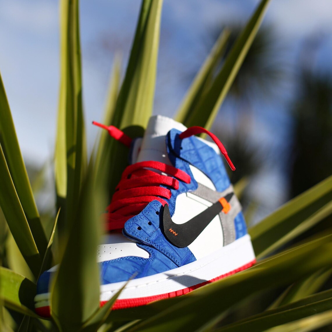 Men's Custom Trainers Sneakers, Jordan 1 Retro High Off-white, J1 ...