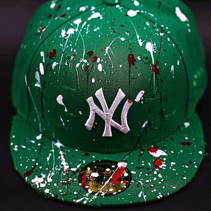 Splattered Styled Hat - Etsy
