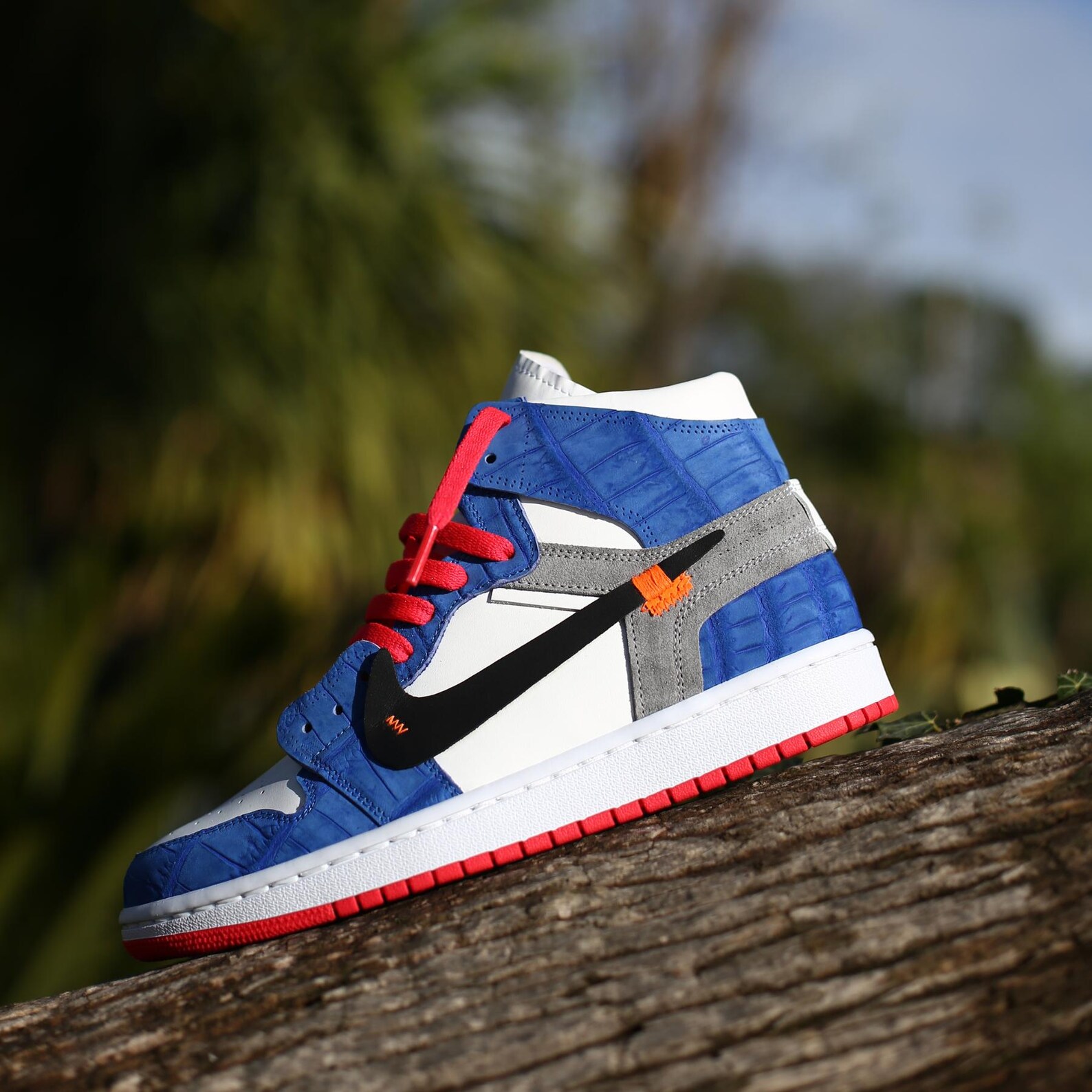 Men's Custom Trainers Sneakers, Jordan 1 Retro High Off-white, J1 ...