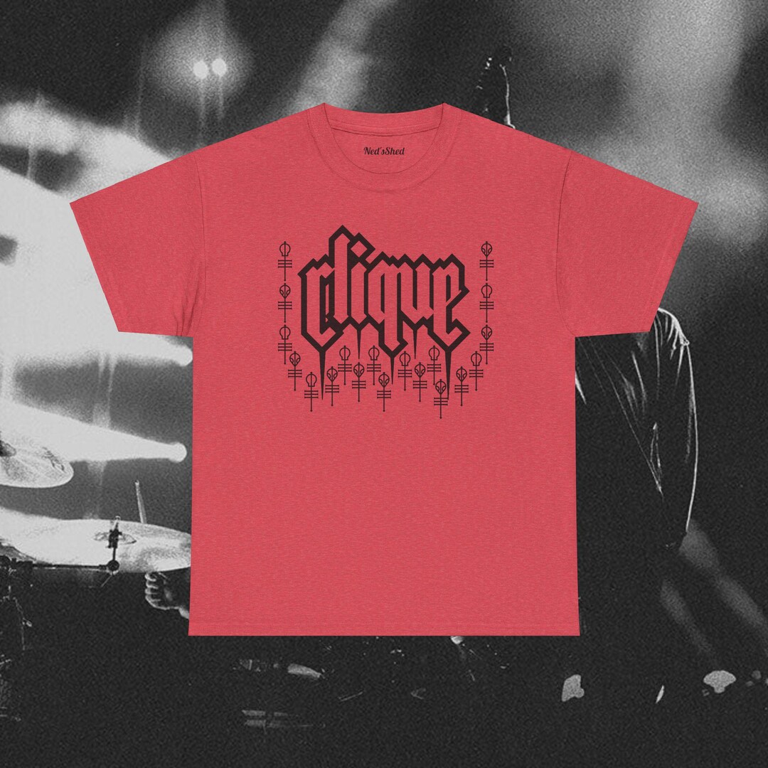 Twenty One Pilots Clique Heavy Cotton Tee, Band Merch, Clikkie Apparel ...