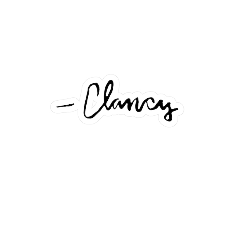 Twenty One Pilots Clancy Letter Signature Kiss Cut Vinyl Decal Sticker ...