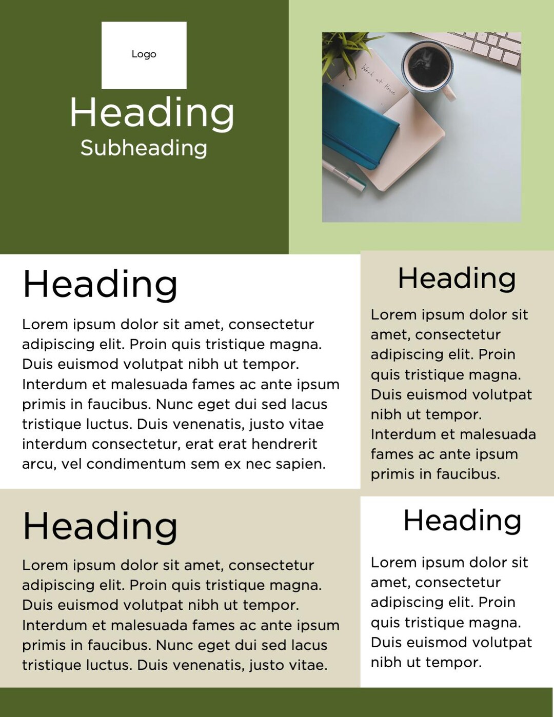 Creative One-pager Template - Etsy