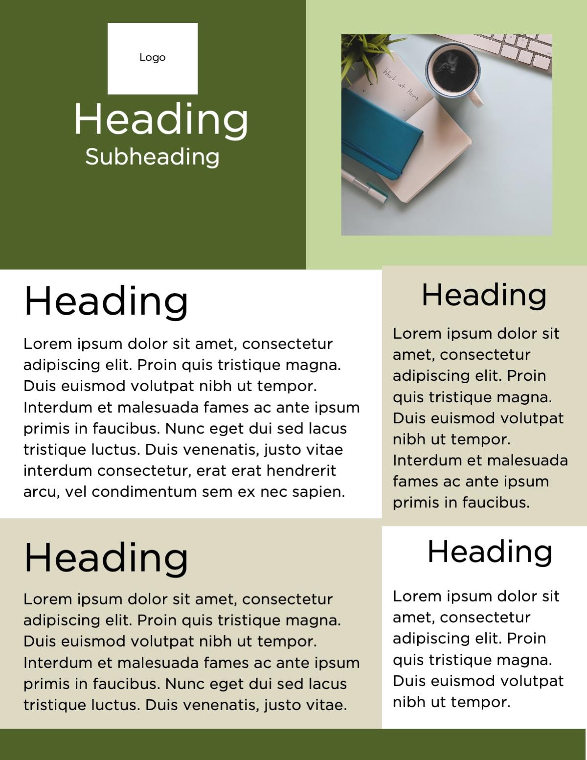 Creative One-pager Template - Etsy