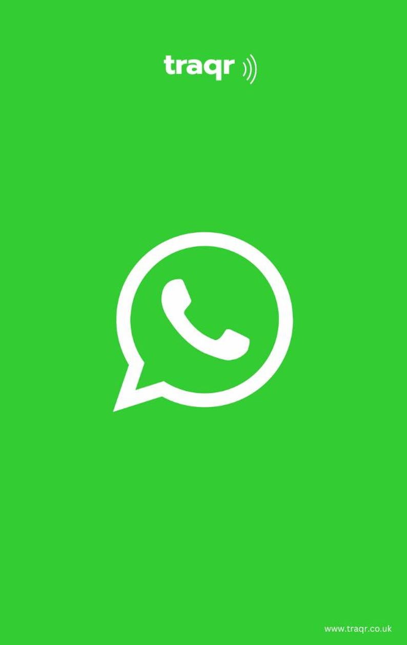 Boost Your Contacts With the Nfc-enabled Whatsapp Traqr Card! - Etsy