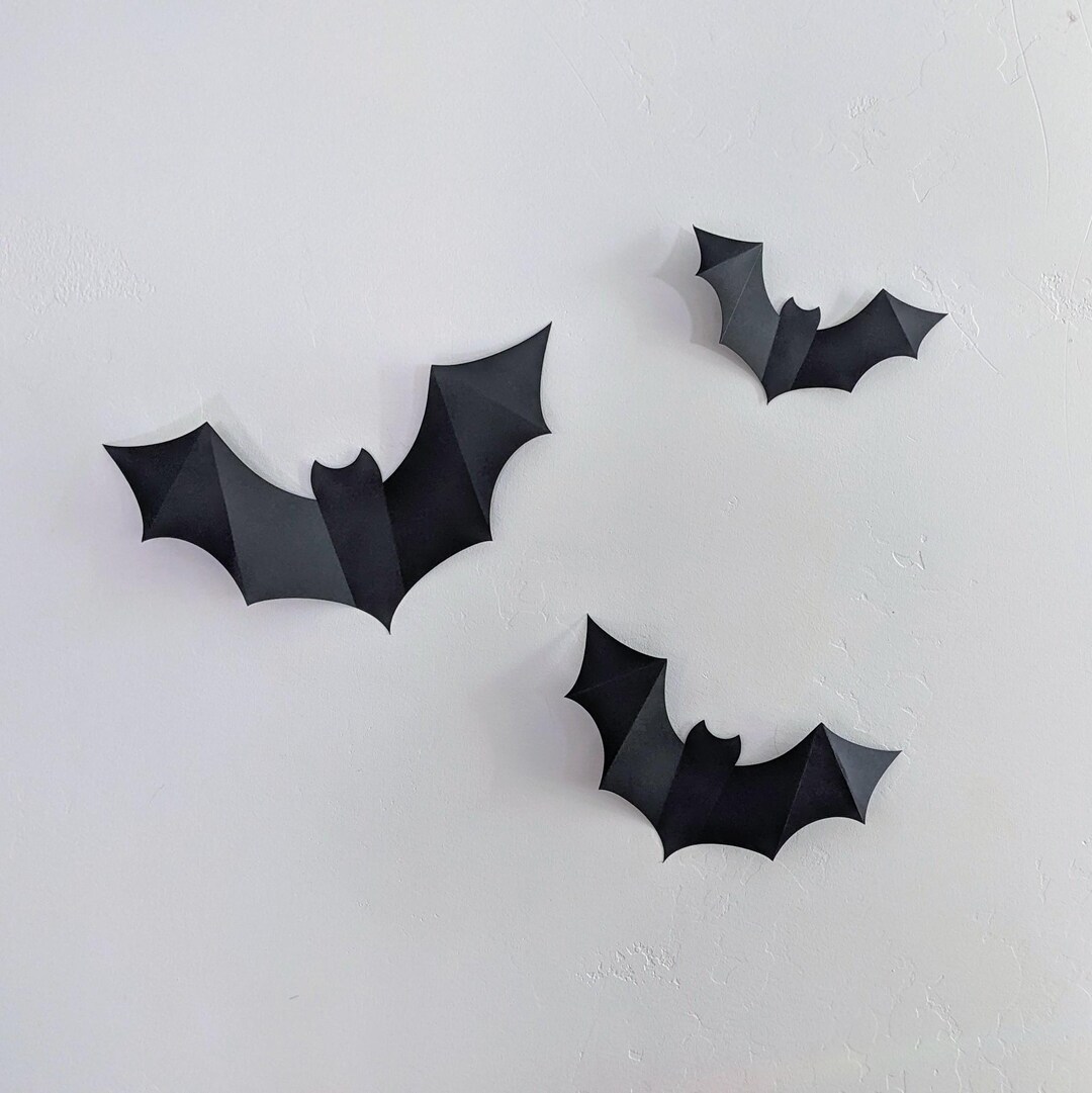 Paper Bat Template Cut File for Cricut, SVG, PDF With Optional Score ...