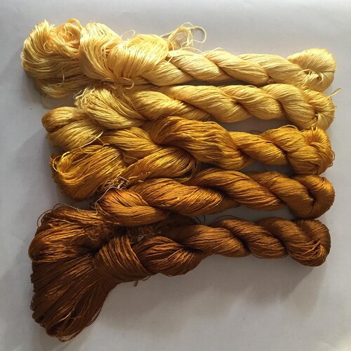 50 Spools Natural Mulberry Silk Embroidery Threads Floss DIY | Etsy