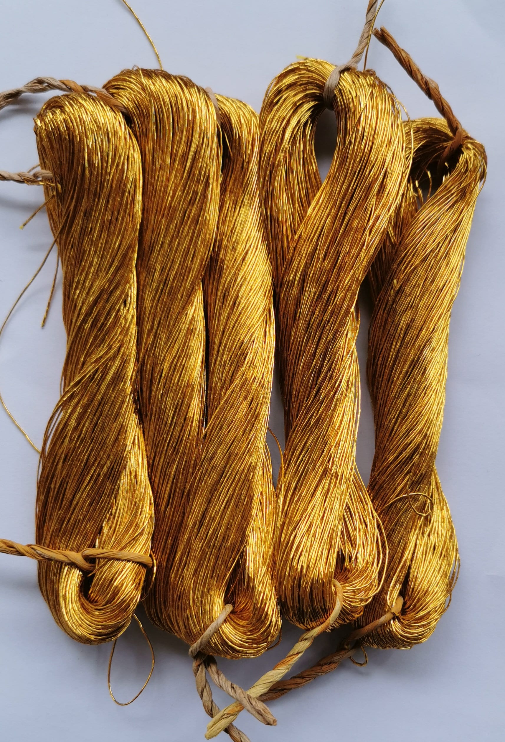 5 Skeins Chinese Hand Embroidery Gold Metallic Threads 65M per Skein - Etsy