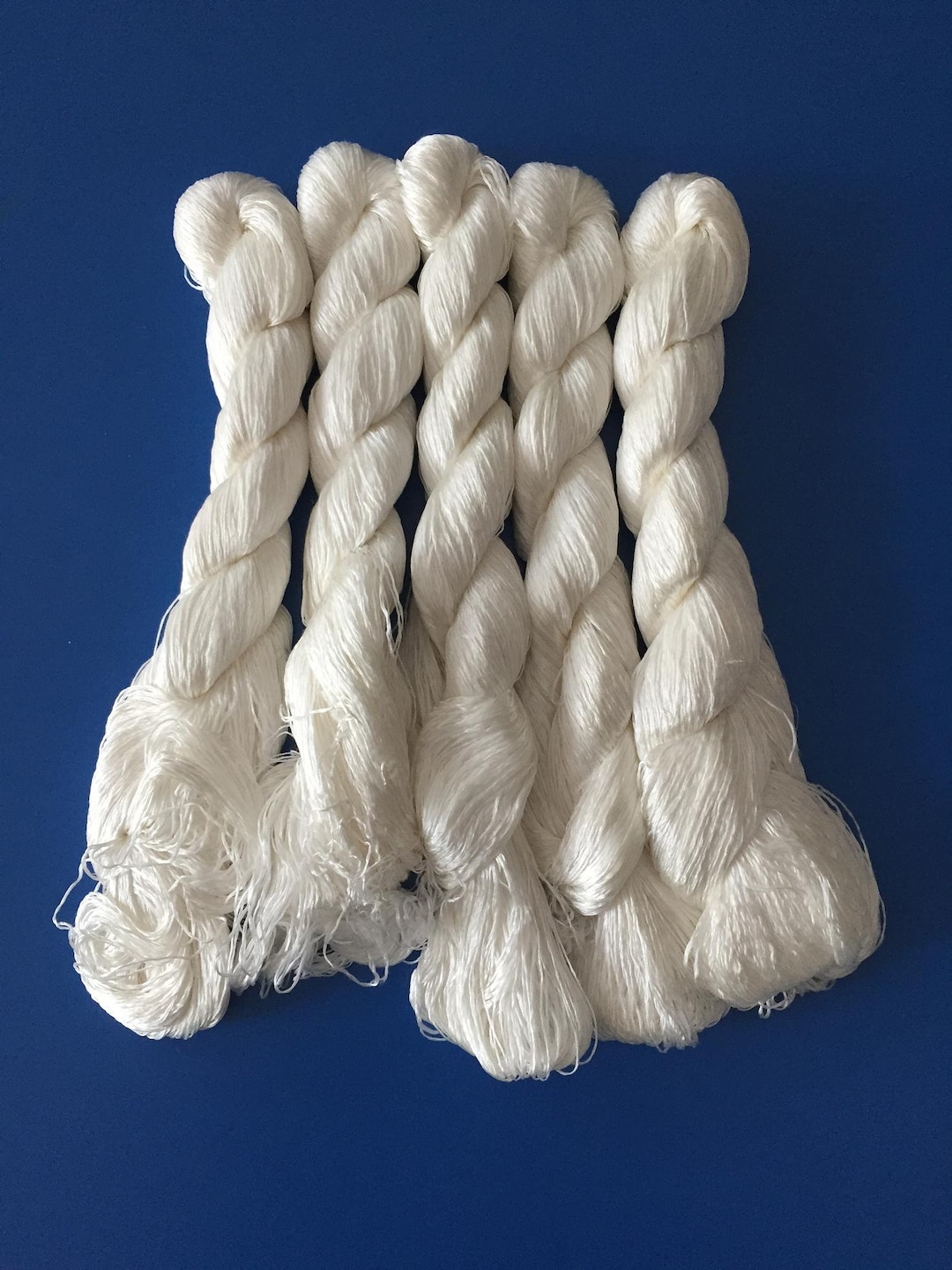 5pcs Chinese Natural Mulberry Silk Embroidery Floss Threads for Hand ...