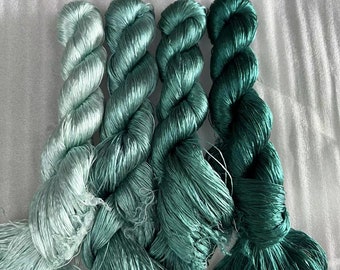 6 Skeins Chinese Natural Mulberry Silk Embroidery Threads - Etsy