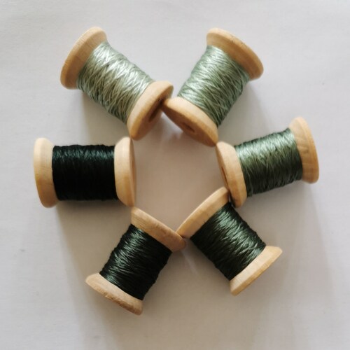 5pcs Chinese Natural Mulberry Silk Embroidery Floss Threads | Etsy