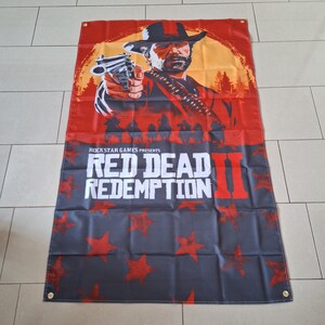 RED DEAD REDEMPTION 2 Merchandise Flag - Etsy