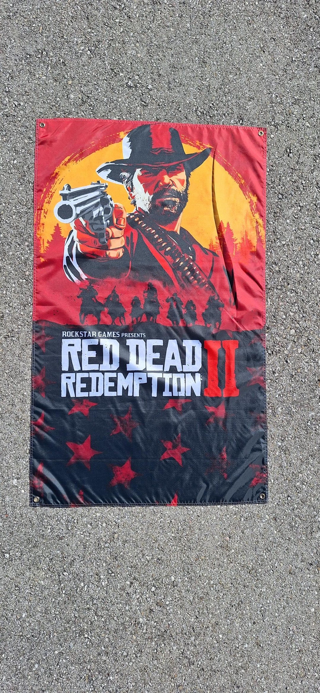 RED DEAD REDEMPTION 2 Merchandise Flag - Etsy