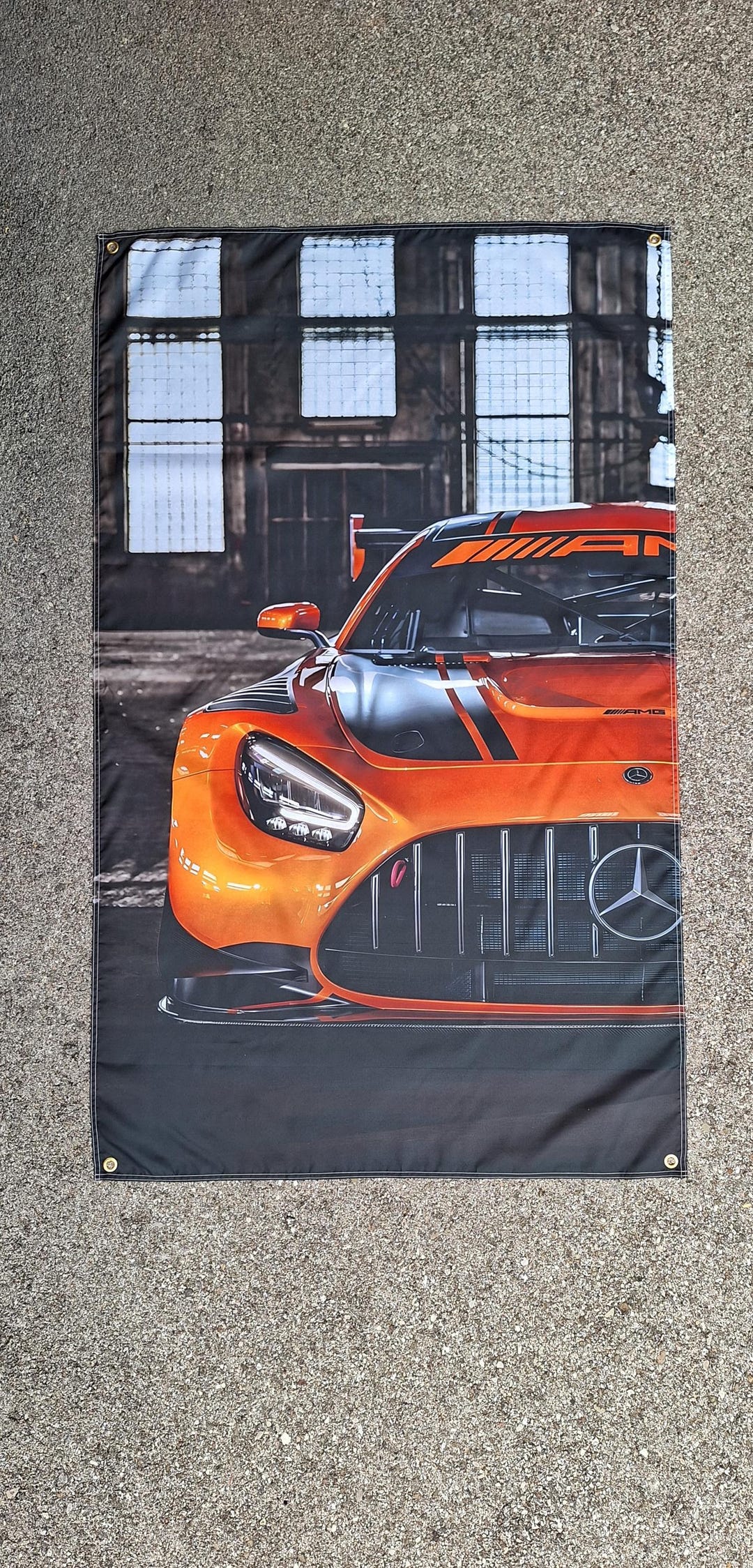 Mercedes Benz AMG Gt BLACK SERIES Flag Merchandise Motorsport Euro ...