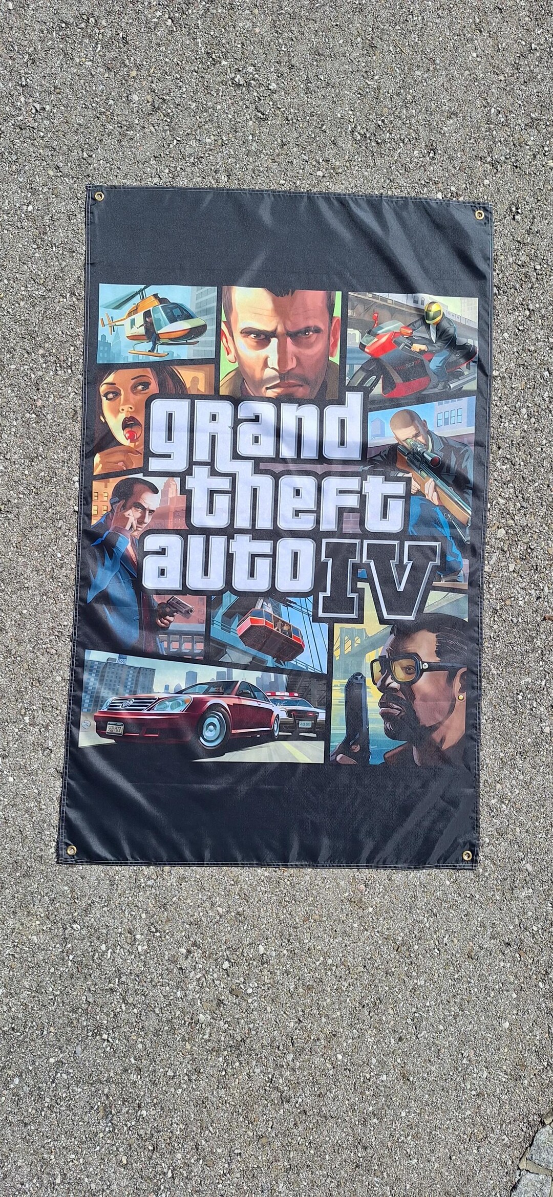 Grand Theft Auto 4 Merchandise Flag - Etsy