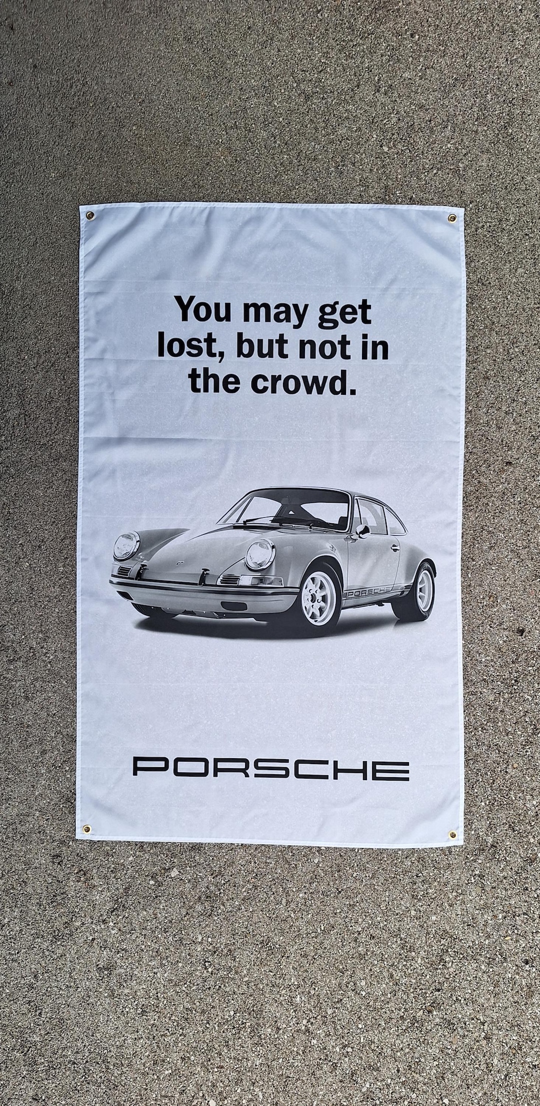 PORSCHE RETRO Flag Merchandise Motorsport Euro Racing Banner Mural Flag ...