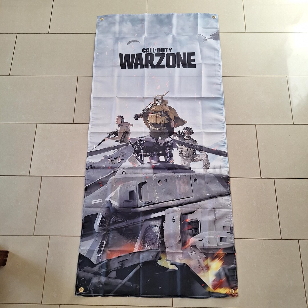 CALL OF DUTY Warzone Merchandise Flag Merchandise Gaming Banner Mural ...