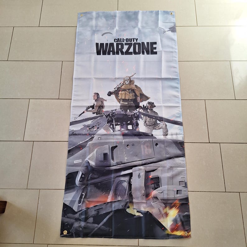 CALL OF DUTY Warzone Merchandise Flag Merchandise Gaming Banner Mural ...