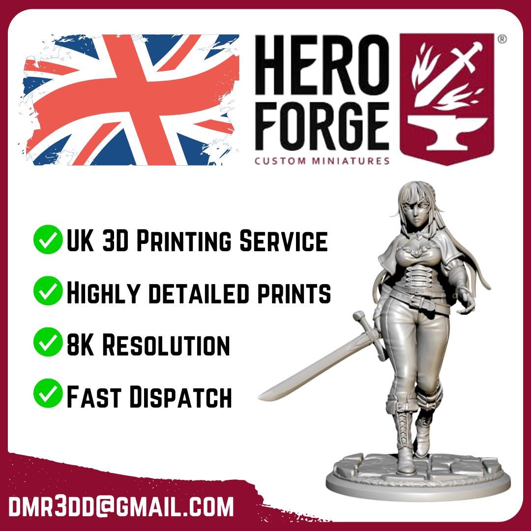 Heroforge 3D Printing Service | Custom Tabletop Miniatures | High ...